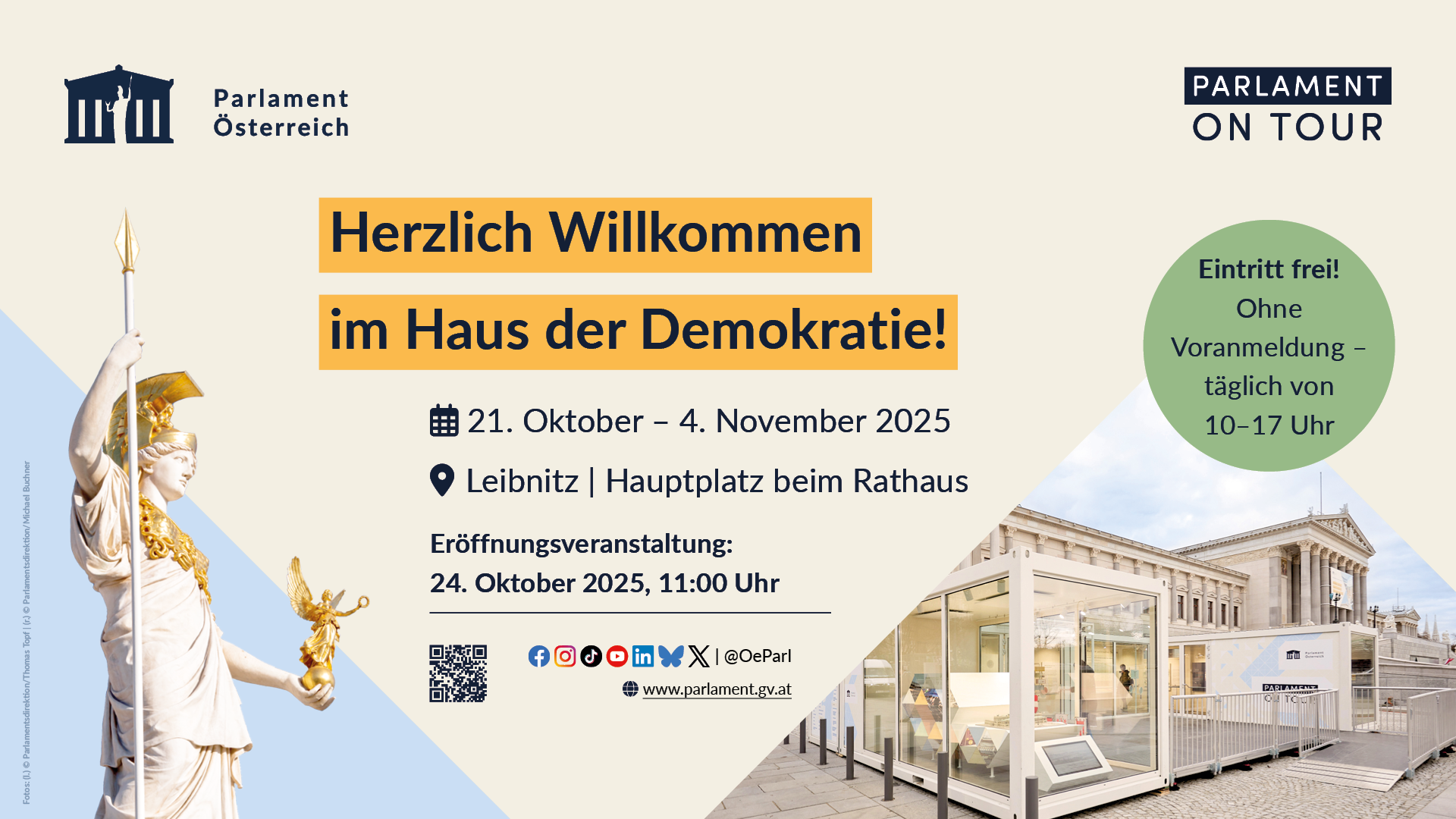 Parlament on Tour: Das Hohe Haus auf Reisen - Newsroom der Stadt Leibnitz